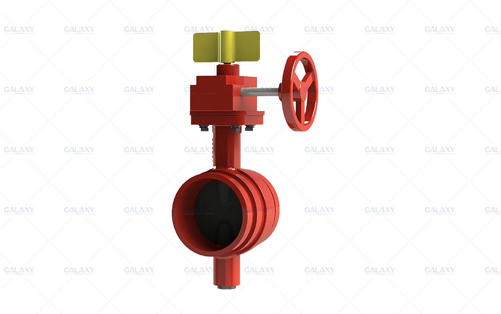 FM UL Electrical Signal Grooved Butterfly Valve Supplier